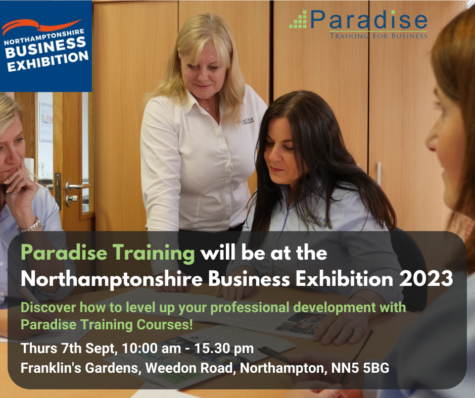 Paradise Training Courses at Northamptonshire Chamber of Commerce ...